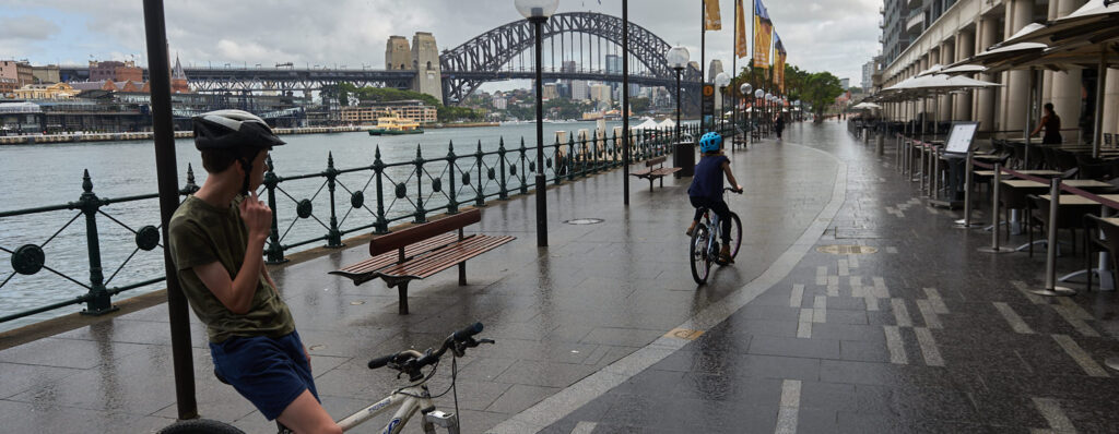 The best family bike rides in Sydney with maps and pictures.